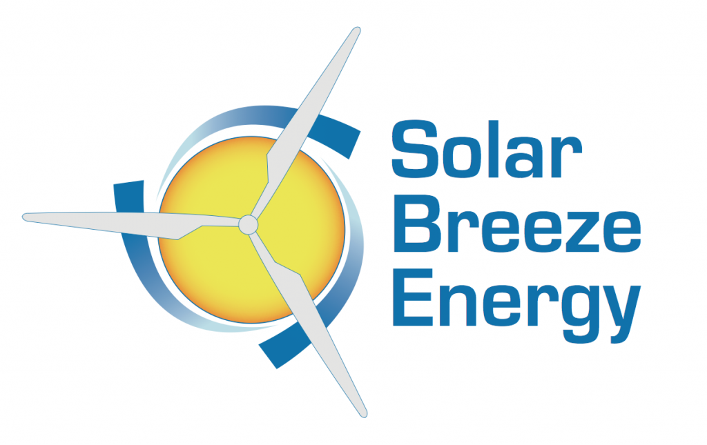 Solar Breeze Energy Logo | Justin Farr Designs